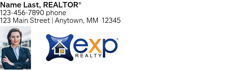 eXp Realty Email Signatures | SignaSource